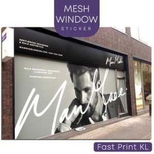 One Way Vision Sticker, Mesh Window Sticker - Mediaxprint