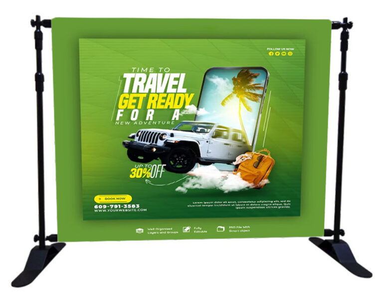 Jumbo Banner Stand - Mediaxprint